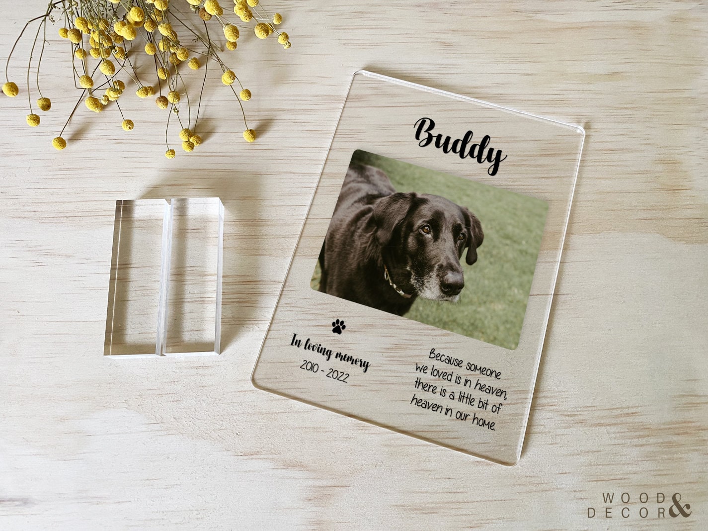 Personalized Pet Gift Memorial Gift in Loving Memory Pet - Etsy