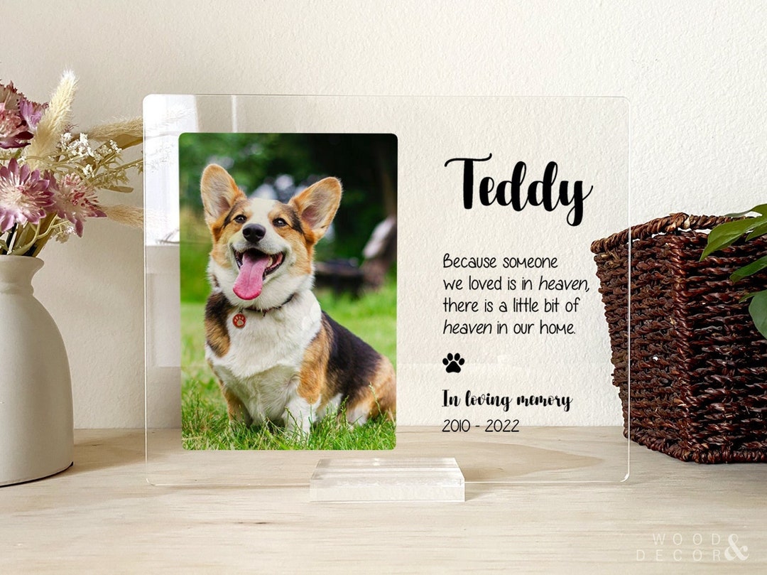Pet Memorial Gift, in Loving Memory, Personalized, Pet Gifts, Dog Loss ...