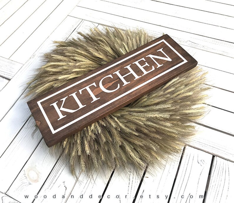 Kitchen Wood Sign Kitchen Wall Decor Rustic Wood Sign - Etsy