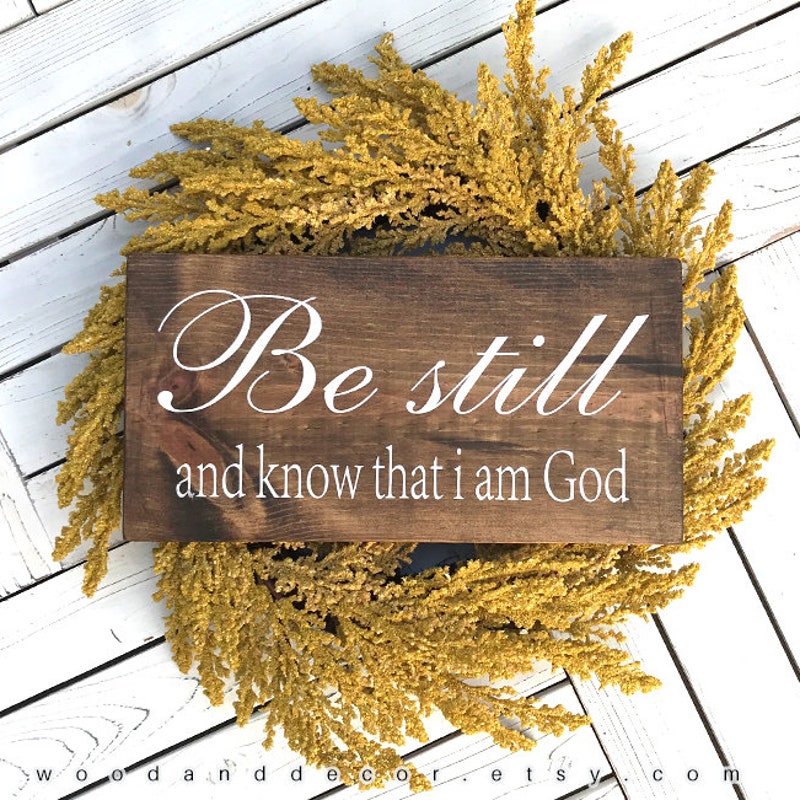 Know That I Am God - Etsy