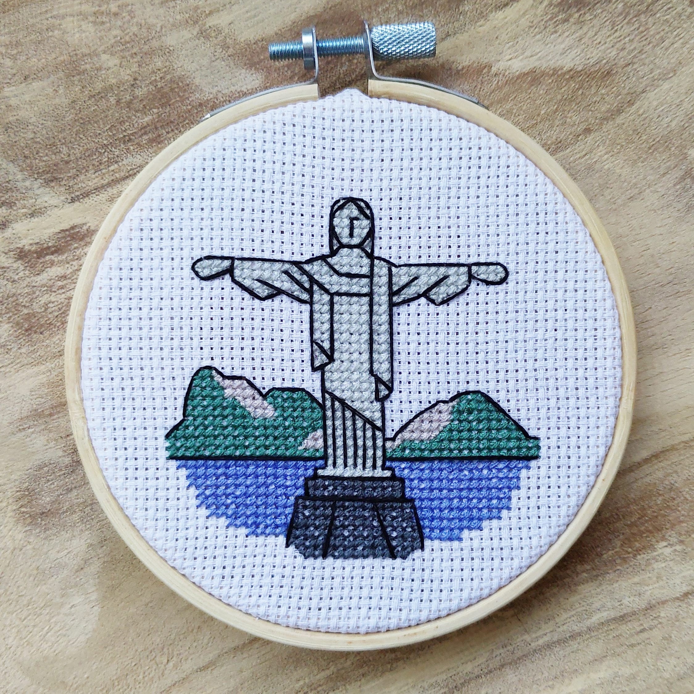 Christ the Redeemer Rio De Janeiro Brazil Cross Stitch PDF Pattern ...