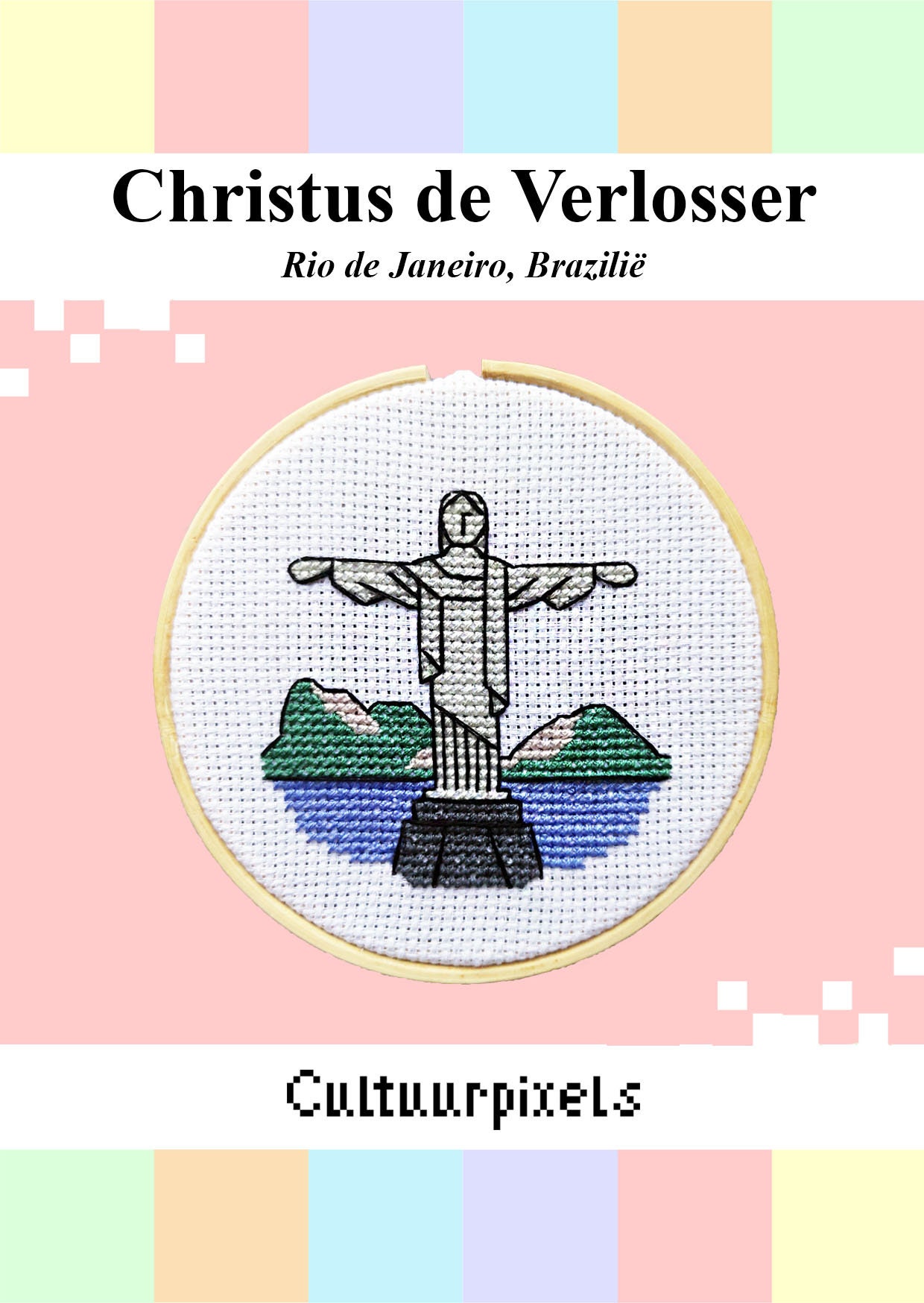 Christ the Redeemer Rio De Janeiro Brazil Cross Stitch PDF Pattern ...