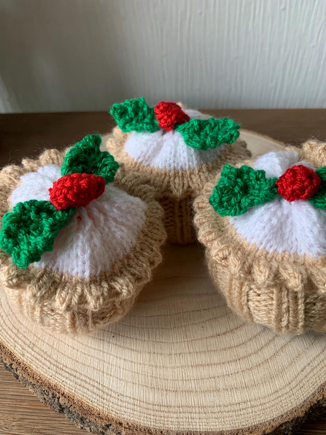 A Hand Knitted Mince Pies Terrys Chocolate Orange Covers, Would Make a ...