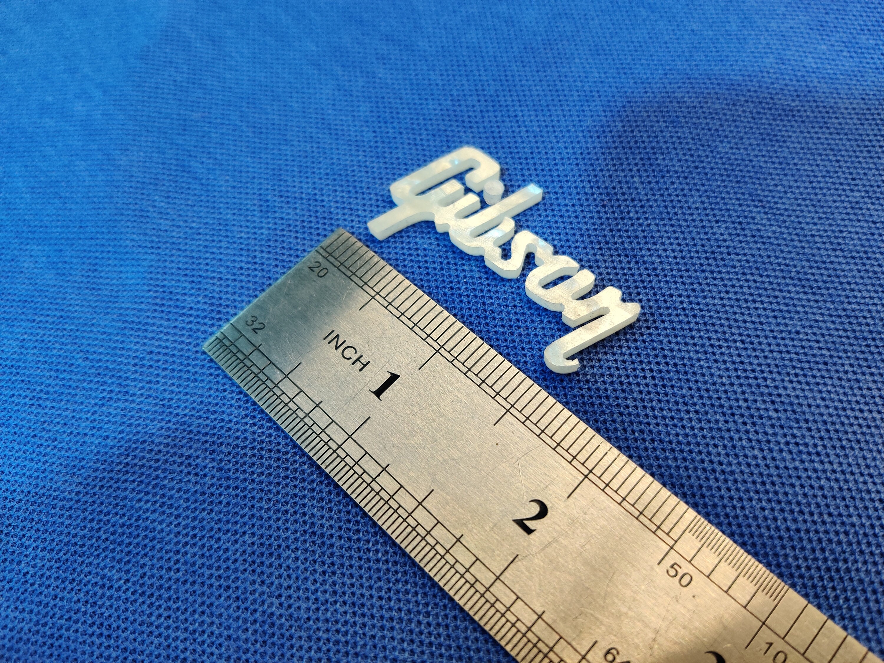 2 Pcs Gibson Current Style MOP Mother of Pearl Pearloid Inlay Logo for ...