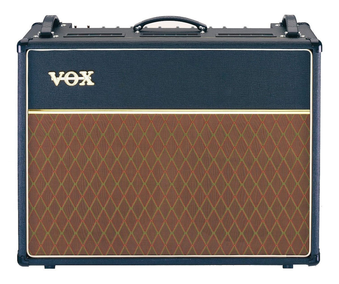 Small Version Vox Amp Logo, for Headamp or AC 15, Metallic and Real ...