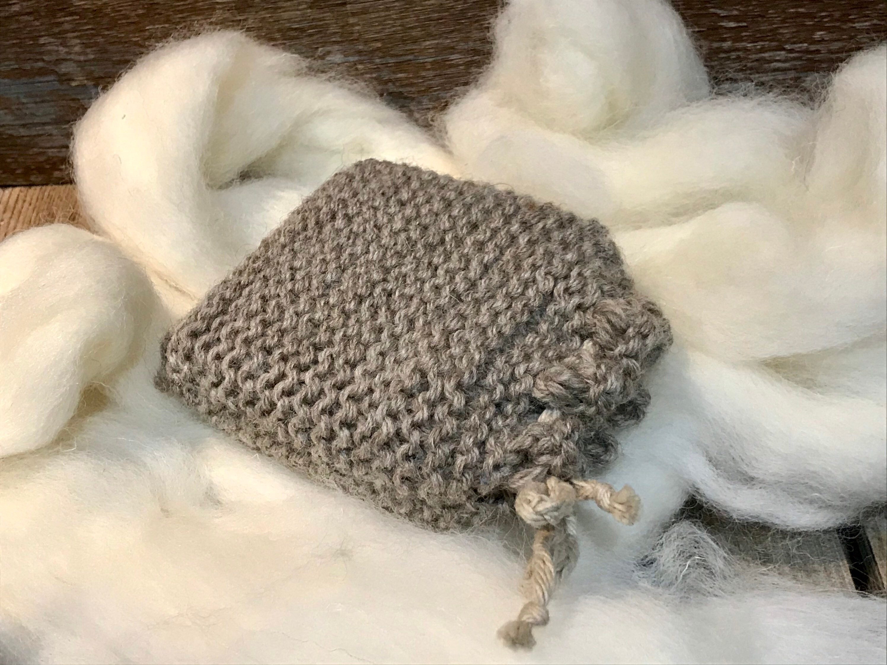 Wool Soap Pouch 100% Merino Wool With Cotton Drawstring - Etsy