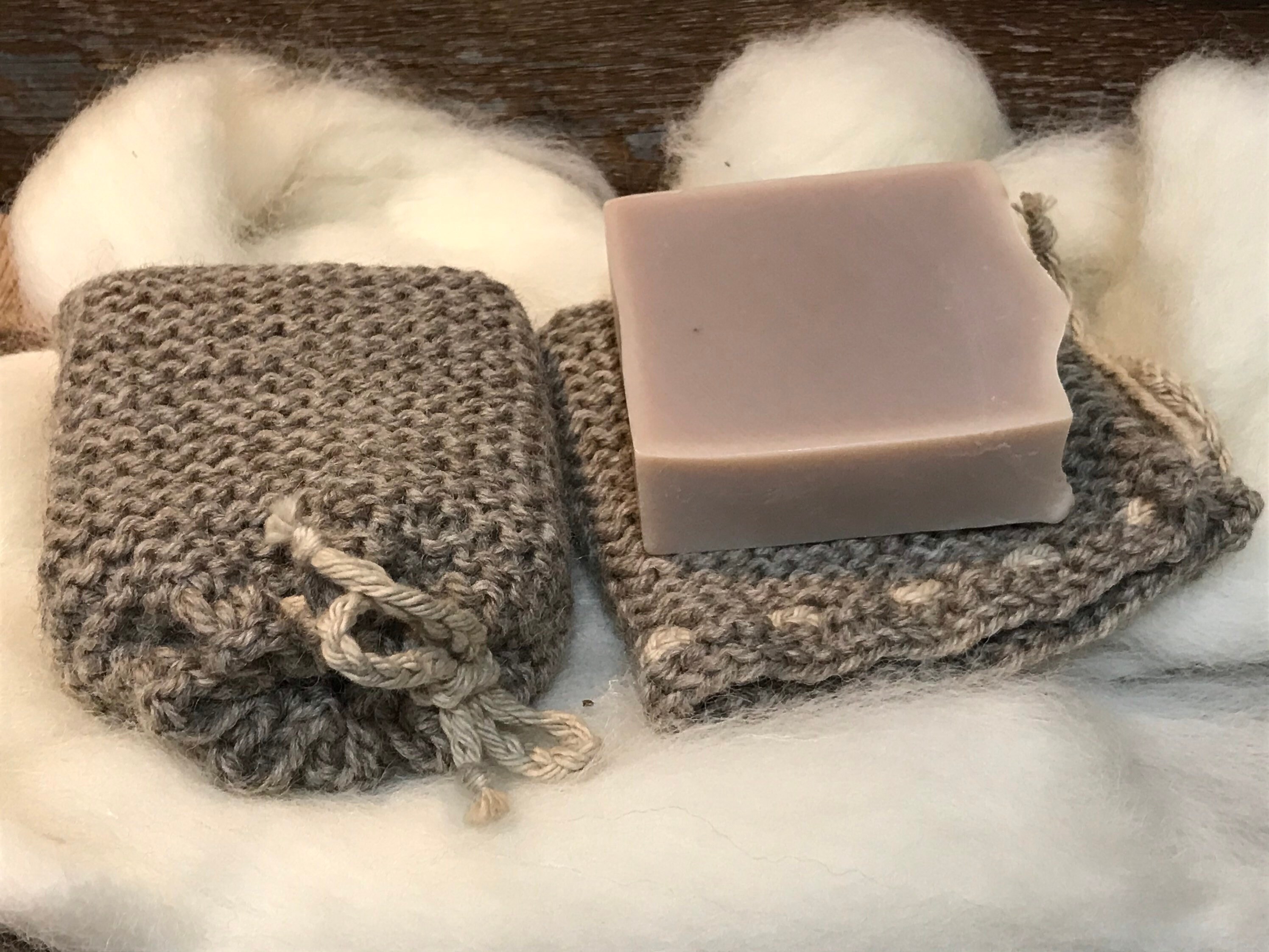 Wool Soap Pouch 100% Merino Wool With Cotton Drawstring - Etsy