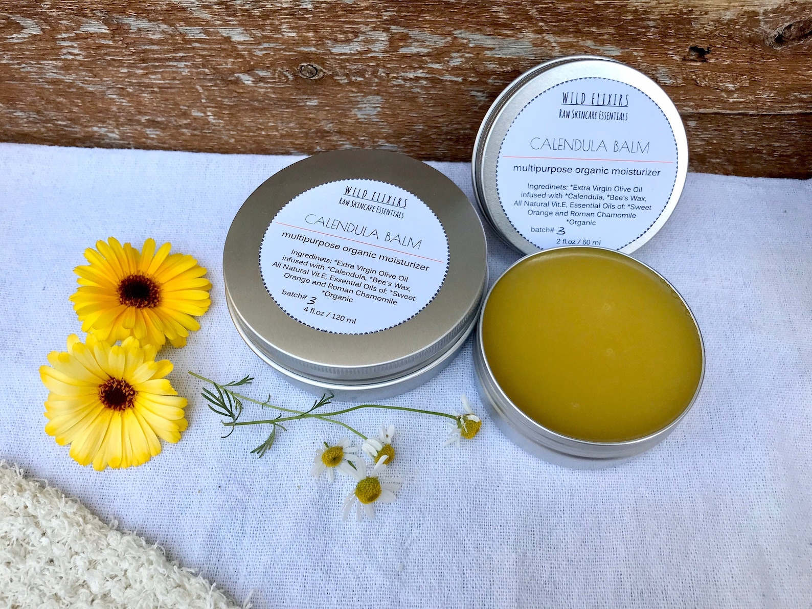 Organic Calendula Balm, All Purpose Healing Salve, Soothing Calendula ...