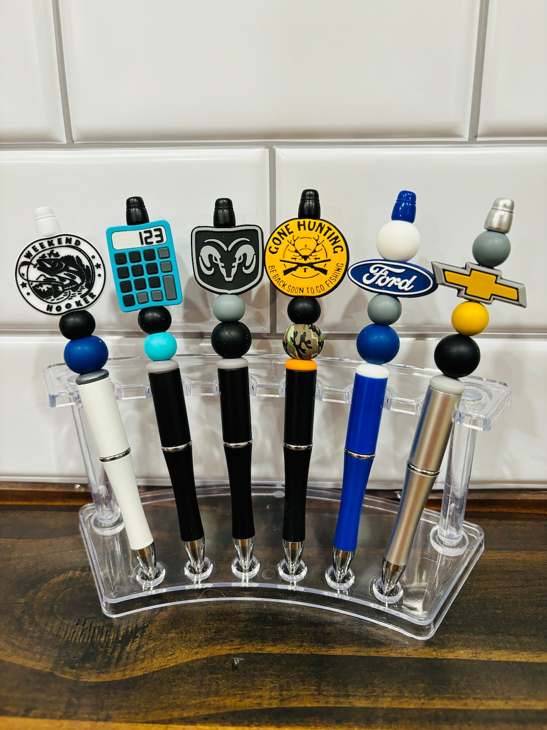 Dad Pens |silicone Beads| Beaded Pens| Unique Gifts| Office Supplies ...