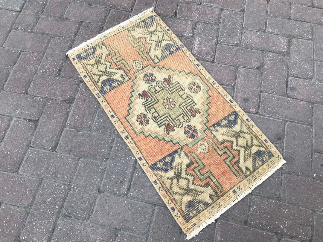 Turkish Door Mat Rug,2'8 X 1'4 Feet,door Mat Rug,bohemian Door Mat Rug ...