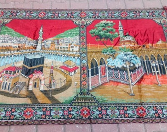 Wall Decor Pretty Islamic Pattern Vintage Rug Machine Made | Etsy