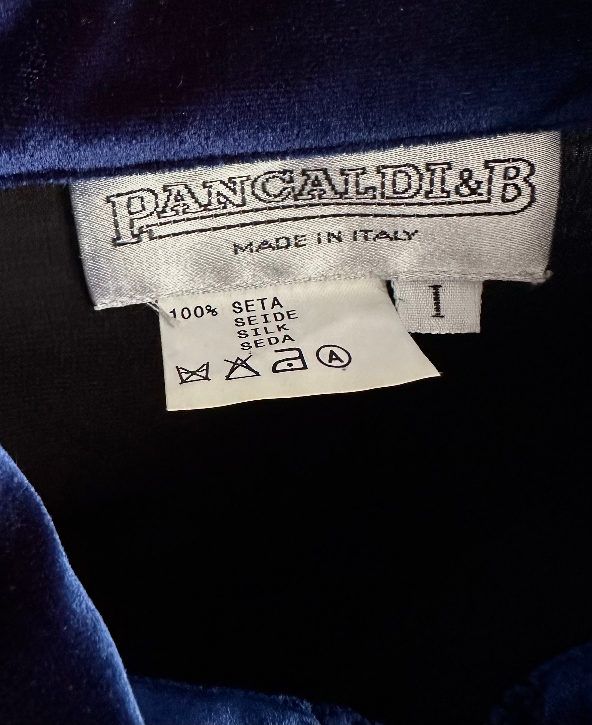 Vintage 70s Pancaldi & B Silk Sheer Chiffon Blouse Made in Italy - Etsy