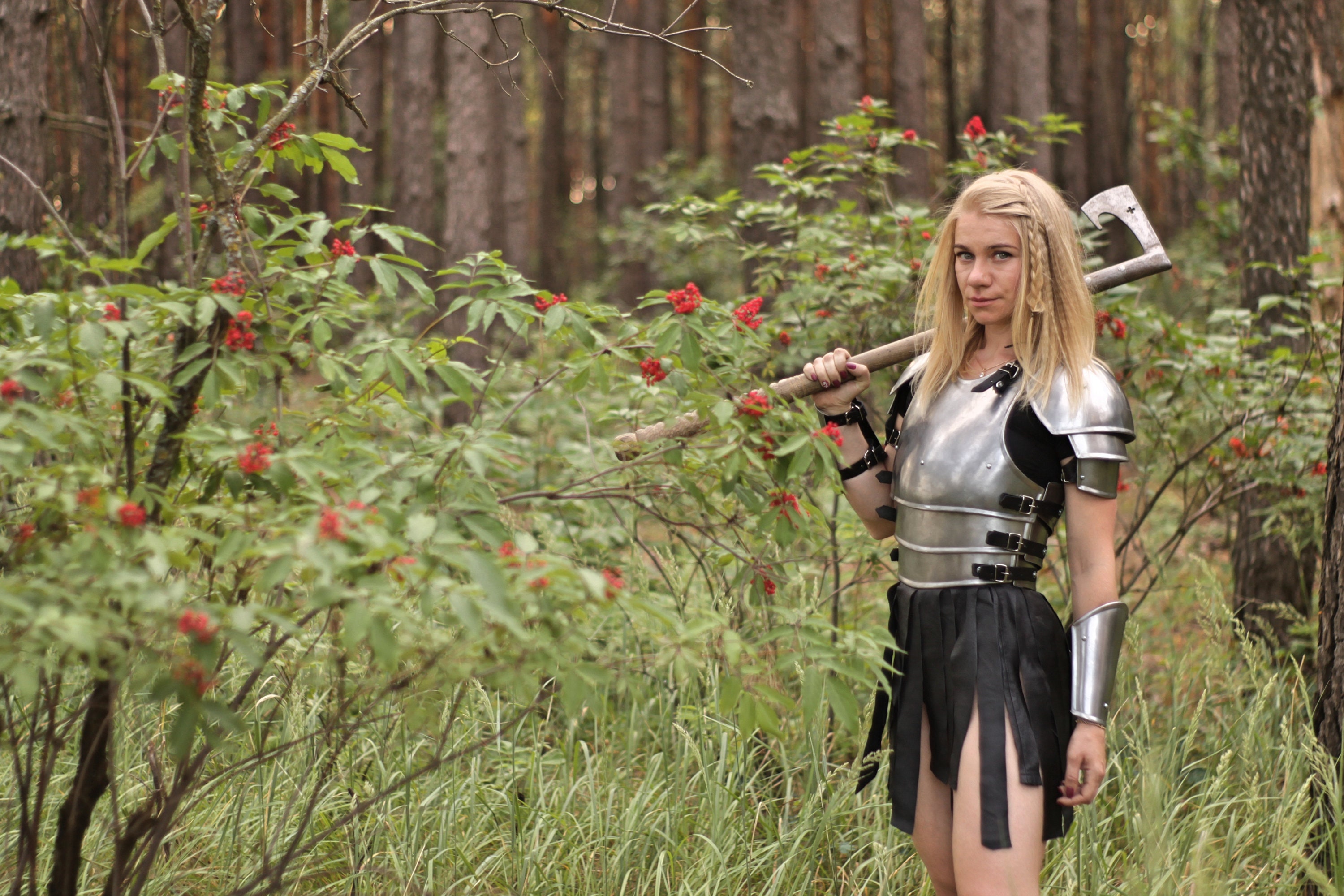 Full Set Steel Armor Larp Female Armor-cosplay Armor-full - Etsy Australia