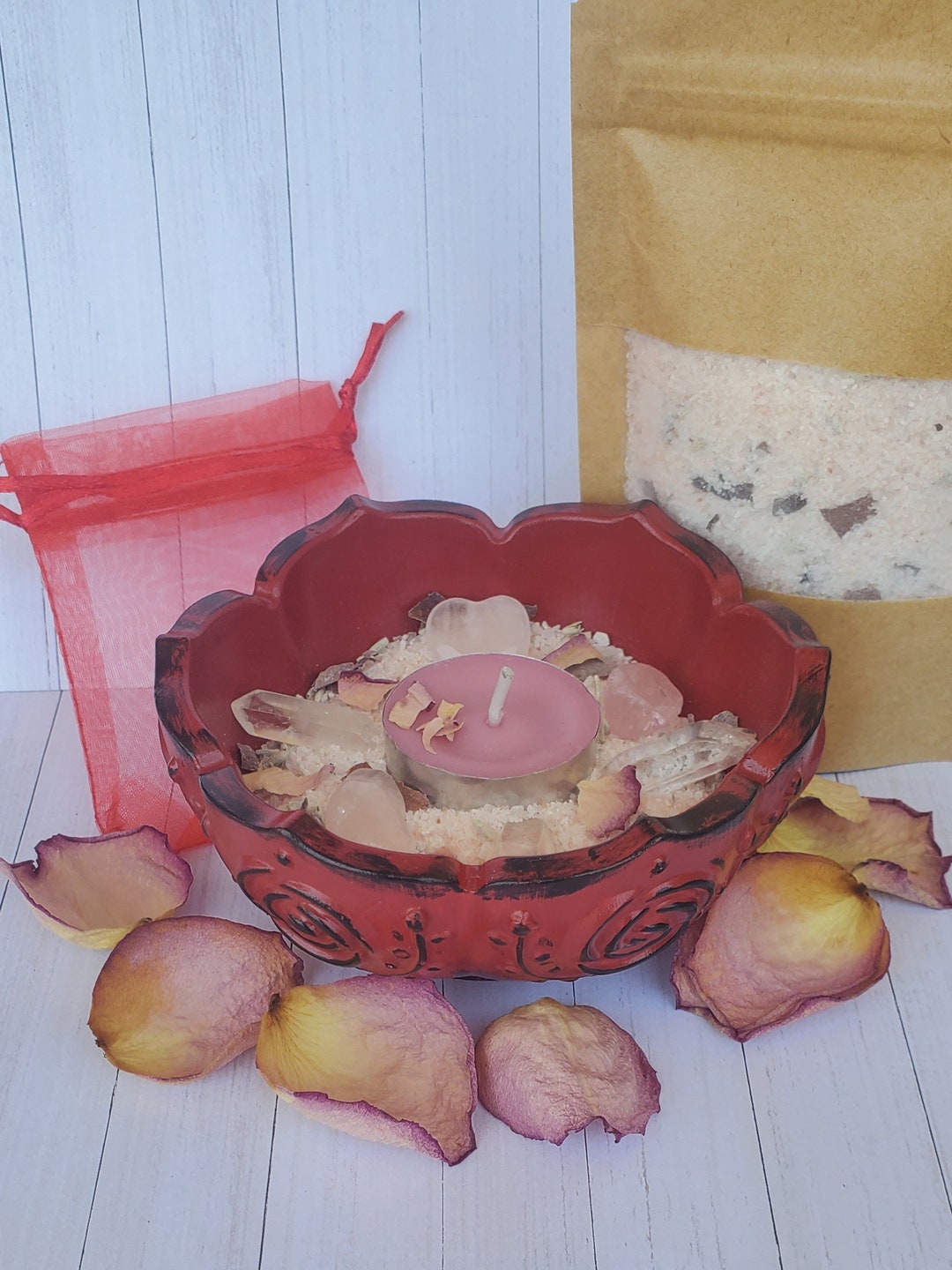 Witch Salt Bowl, Witchcraft Ritual, Offering Bowl, Altar Bowl, Wicca ...