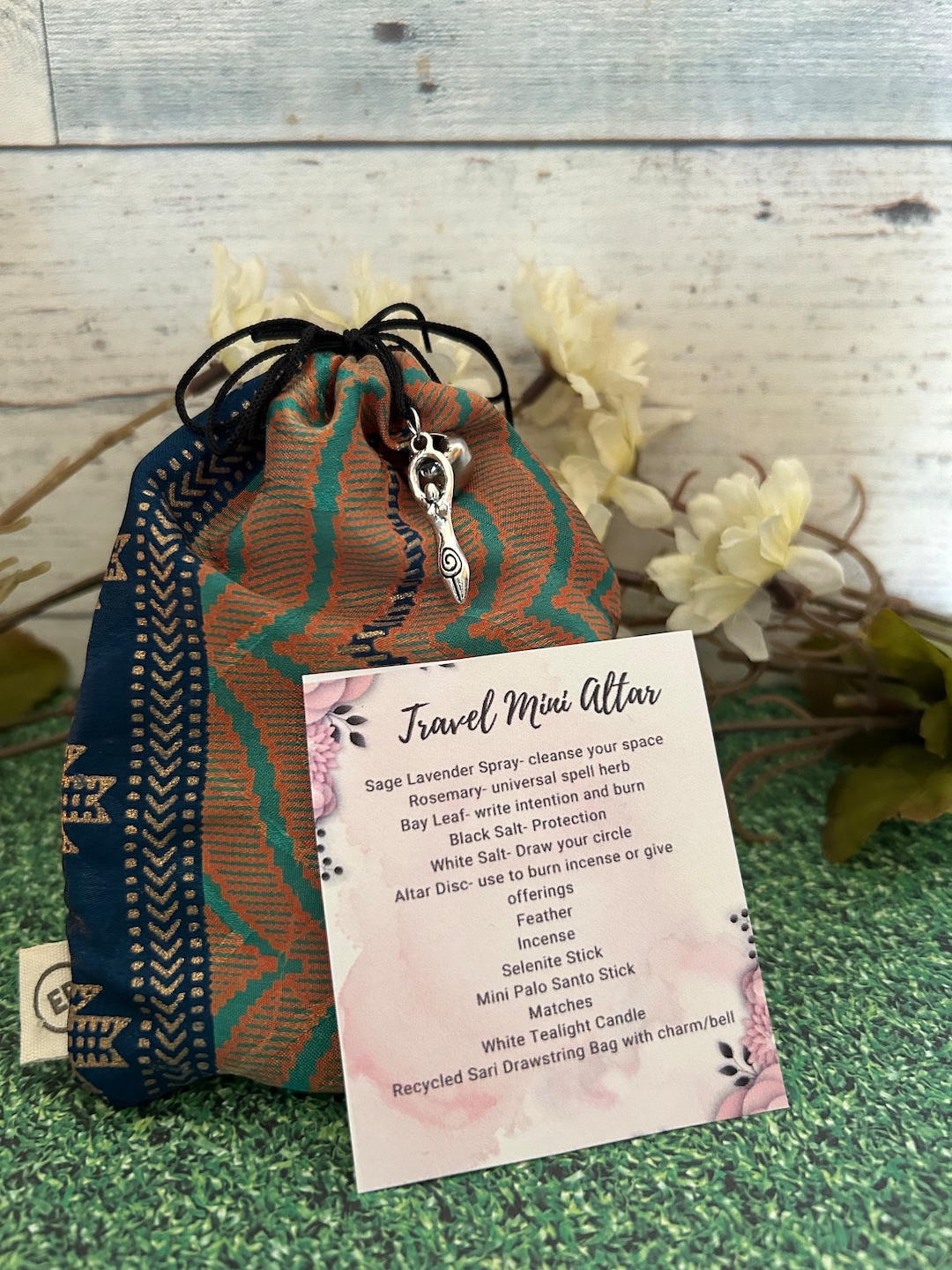 Witch Travel Altar, Travel Altar Kit, Witch Travel Altar Bag, Mini ...