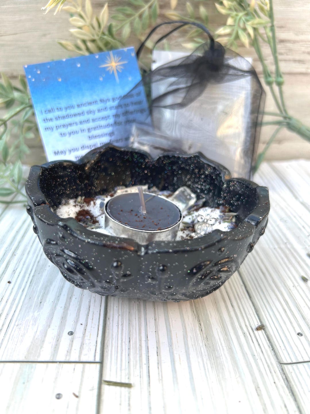 Nyx Altar Offering Bowl Kit ,greek Goddess of Night, Devotional ...
