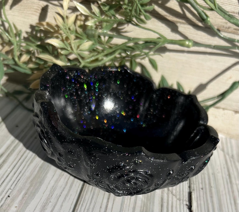 Witch Offering Bowl, Ritual Altar Decor, Black Starry Sky - Etsy