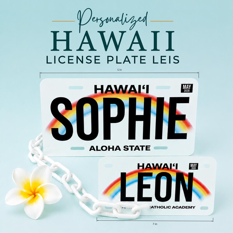 Name Plate Leis - Etsy