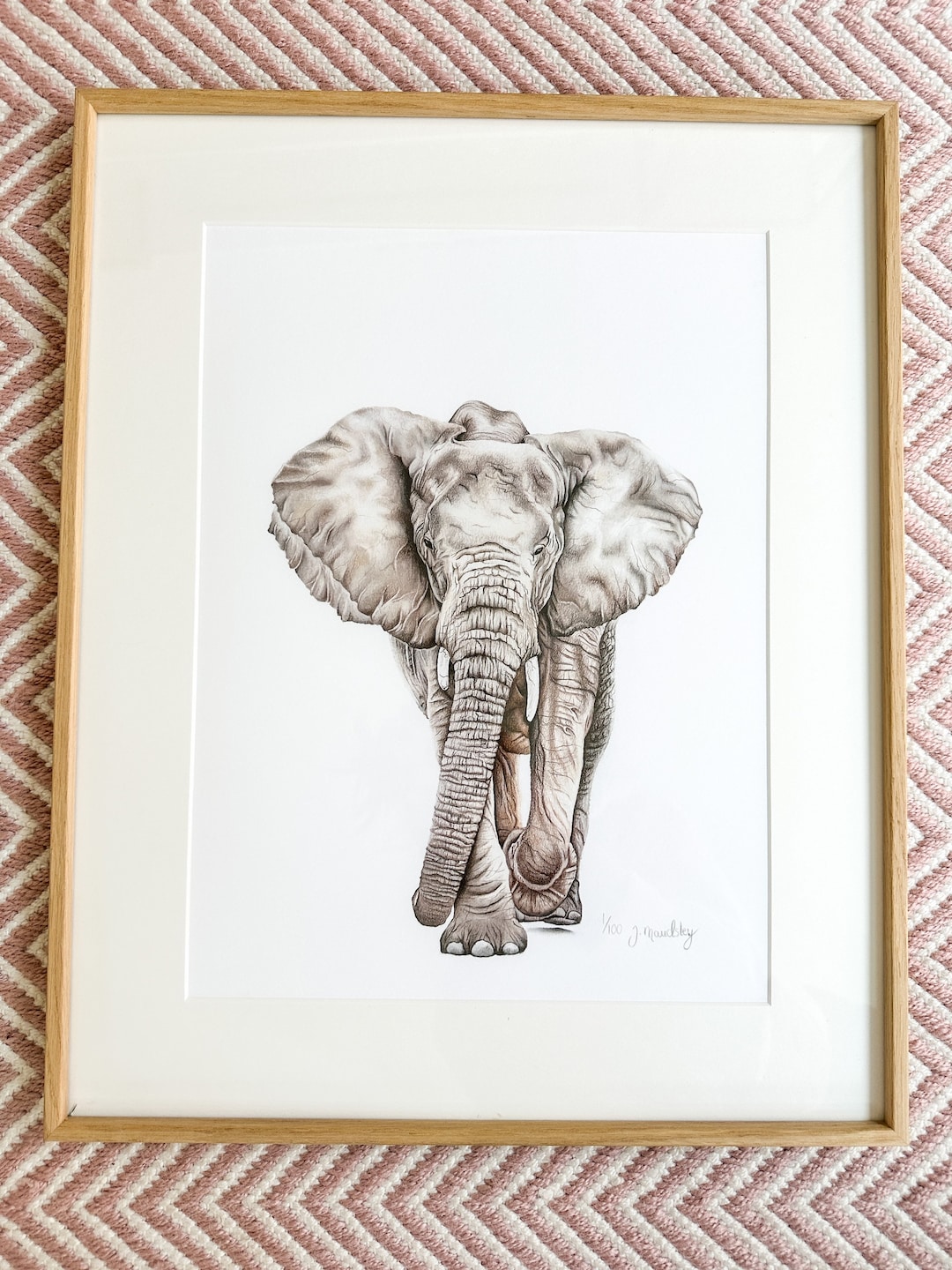 The Unstoppable One Limited Edition Elephant Giclee Print Print Only - Etsy