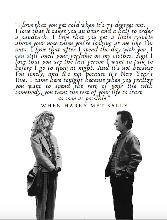 Harry And Sally Quotes 80s Movie Quote Of The Day: When Harry Met