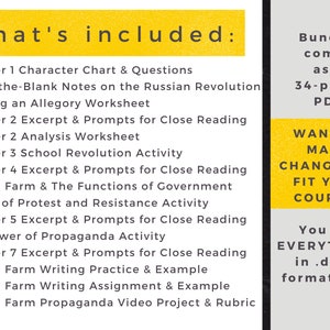 Animal Farm Unit Activity Bundle - Etsy