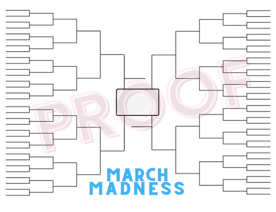March Madness Bracket Template