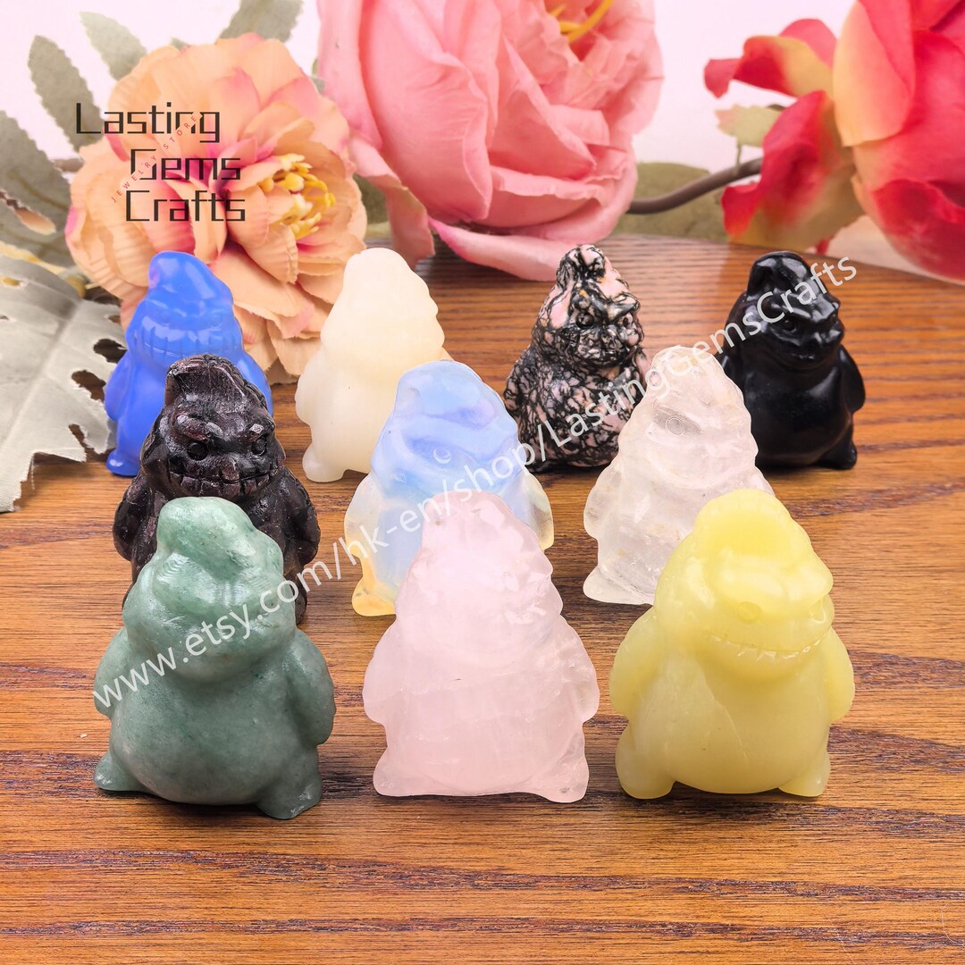 Carved Crystal Ghost Figurine, Halloween Decor (1.5 Inch) - Etsy