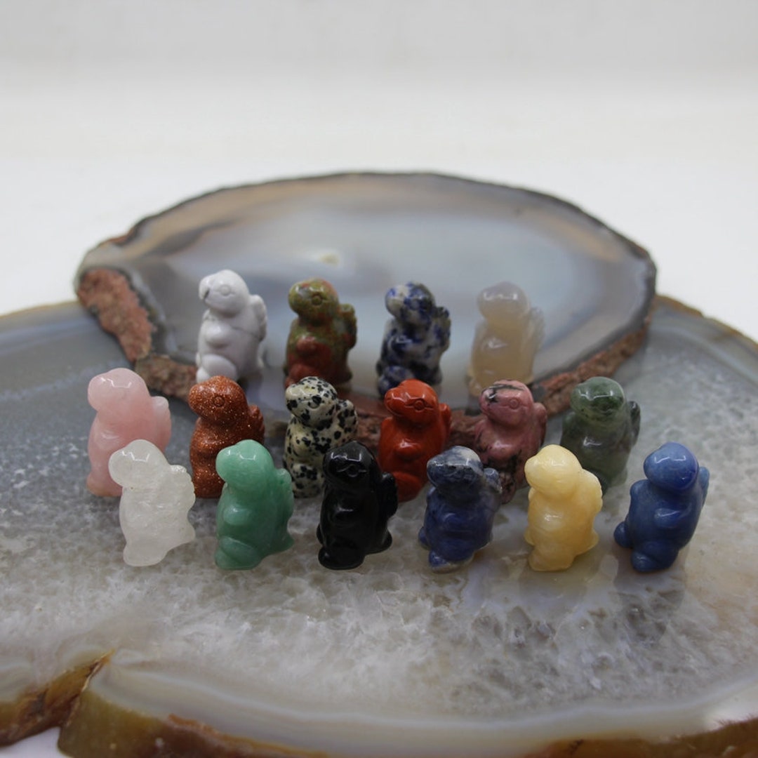 10pcs/lot 1.2 Mini Crystal Dinosaur Figurine Wholesales,carved ...