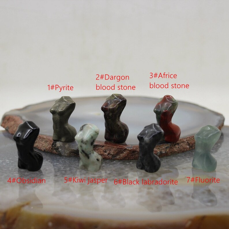 1.2 Inches Natural Stone Goddess Model Body Decor,hand Carving Beauty ...