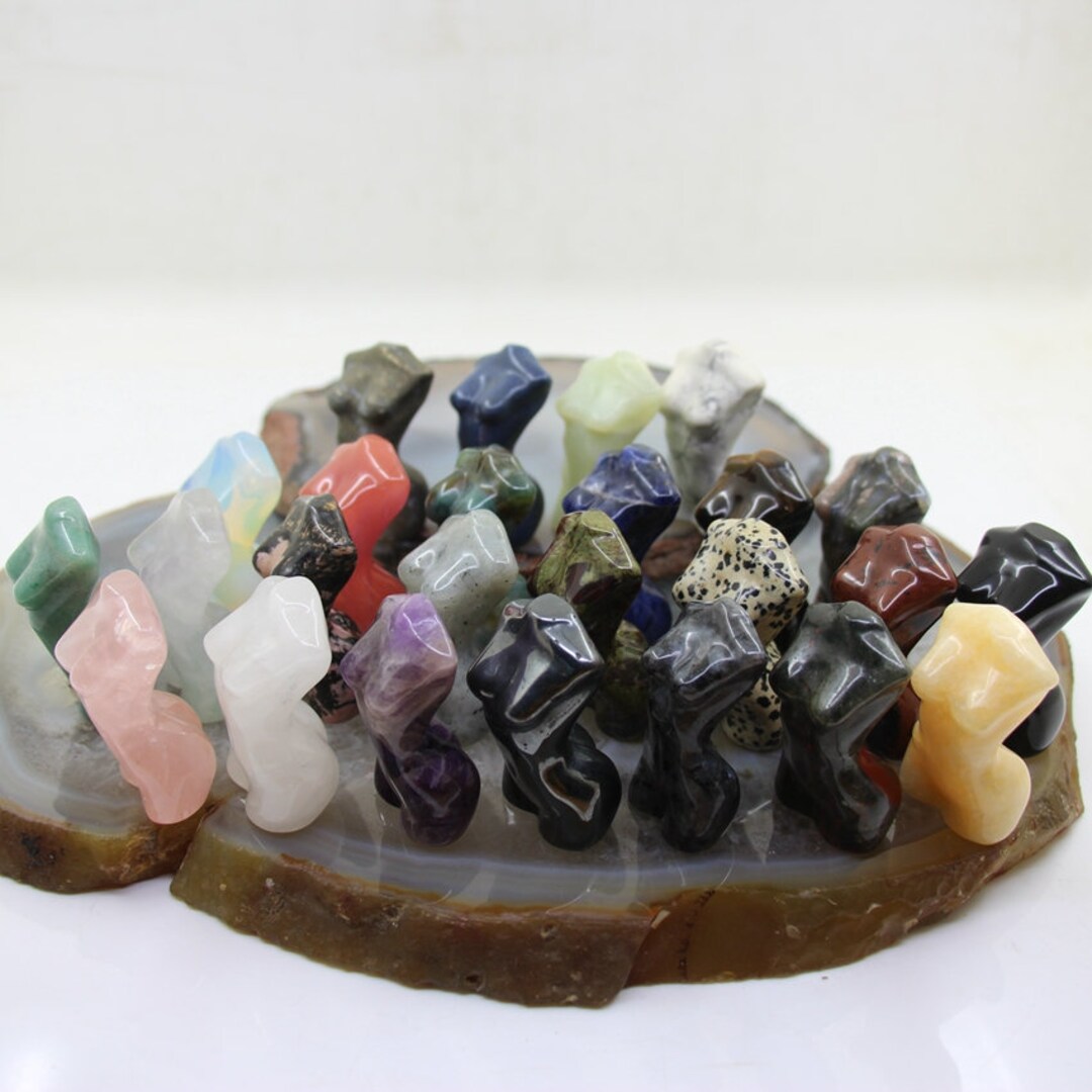 2 Inches Natural Stone Goddess Model Body,hand Carving Quartz Model ...