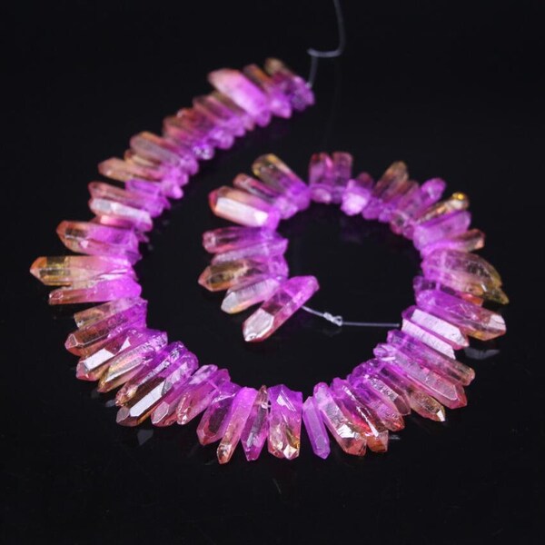Pink Crystal Pendant - Etsy