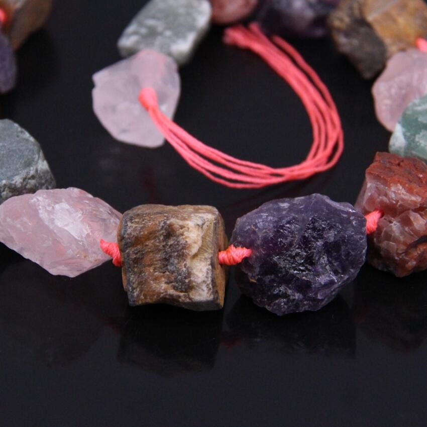 Full Strandmix Natural Quartz Stone Raw Nugget Beadsrough | Etsy