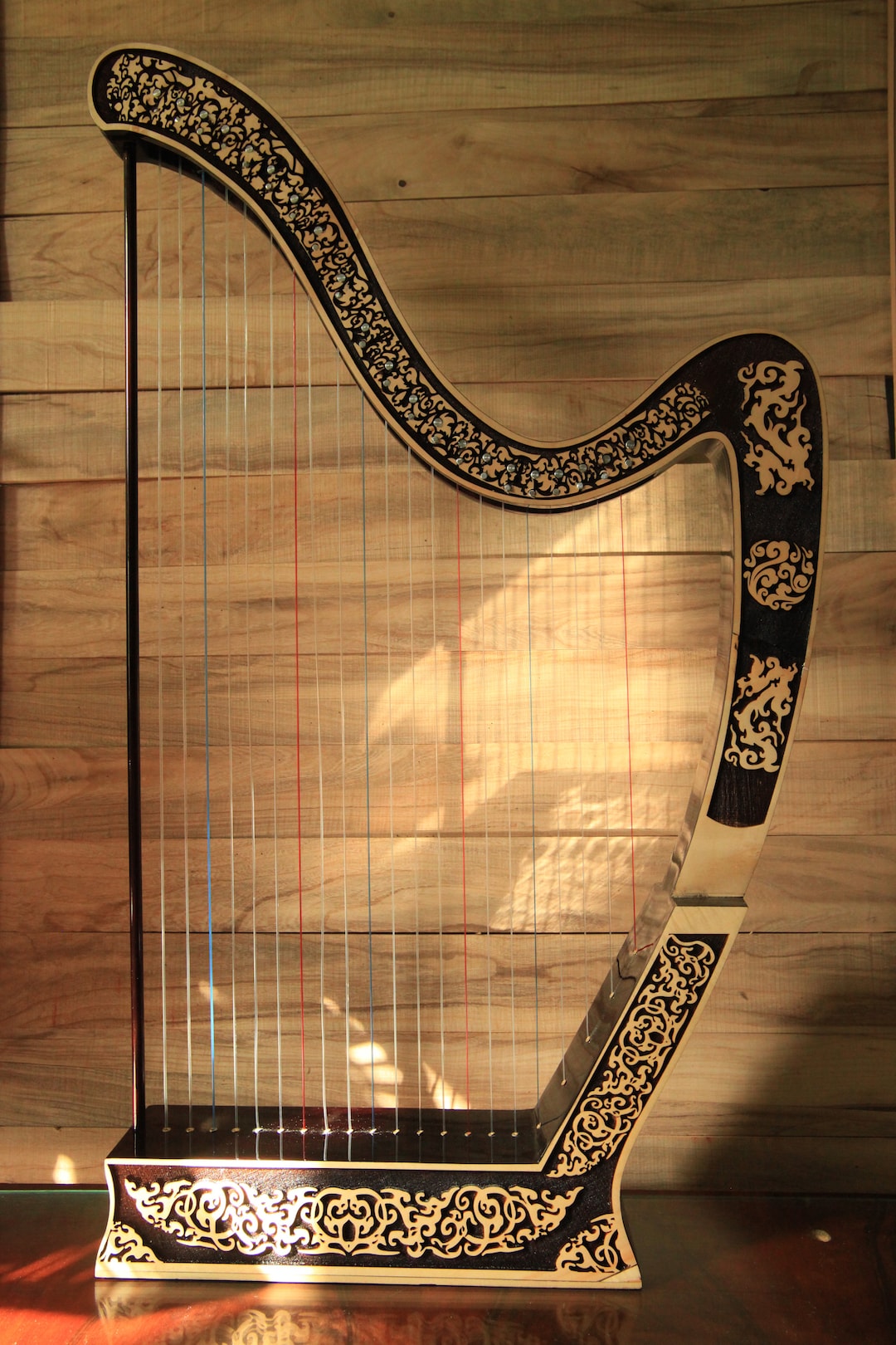 Asian Harp. Konghou. Harp of the Imperial Han Dynasty. Chinese - Etsy