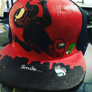 Among Us Hand Painted Cap - Etsy