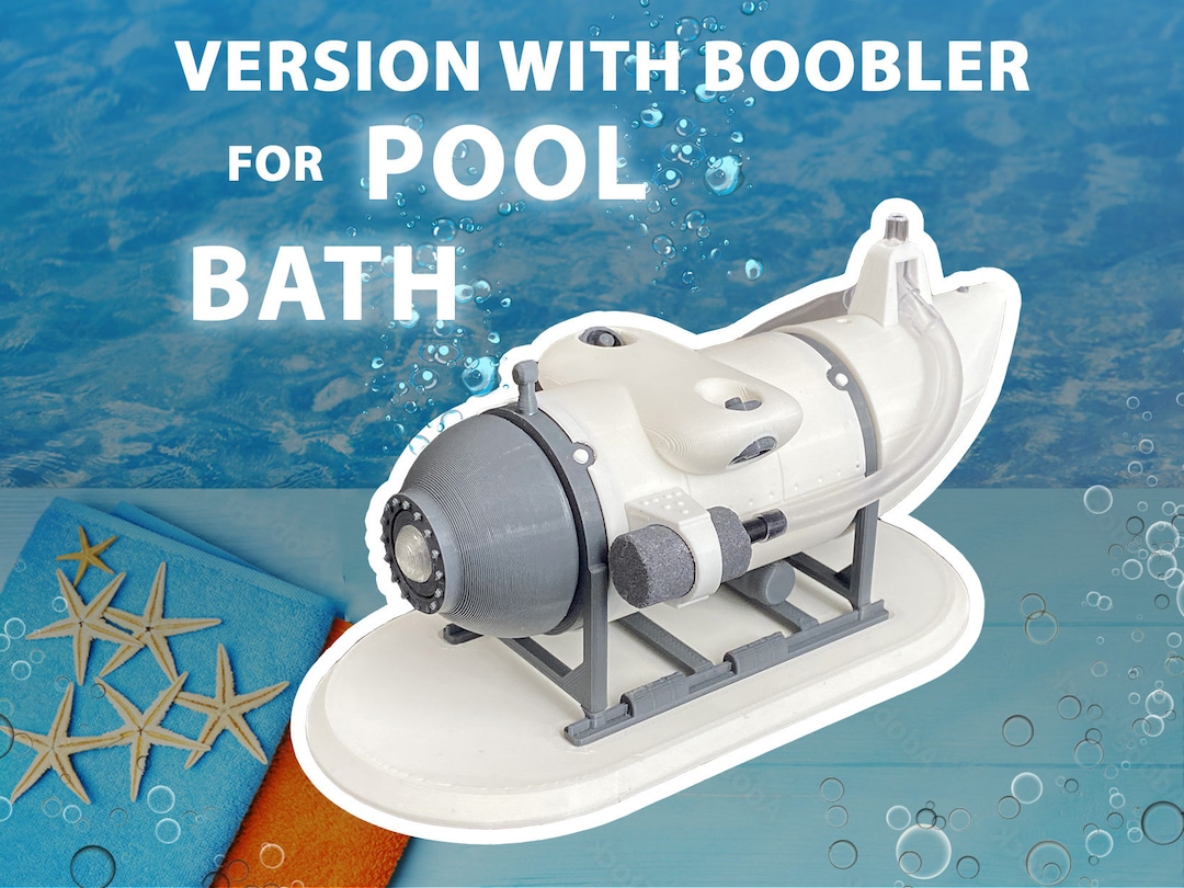 Oceangate Titan Submersible Toy – 3D Printed Bath & Pool Submarine ...