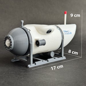 Ocean Gate Titan Submersible - Replica. A Detailed 3d Printed Submarine ...