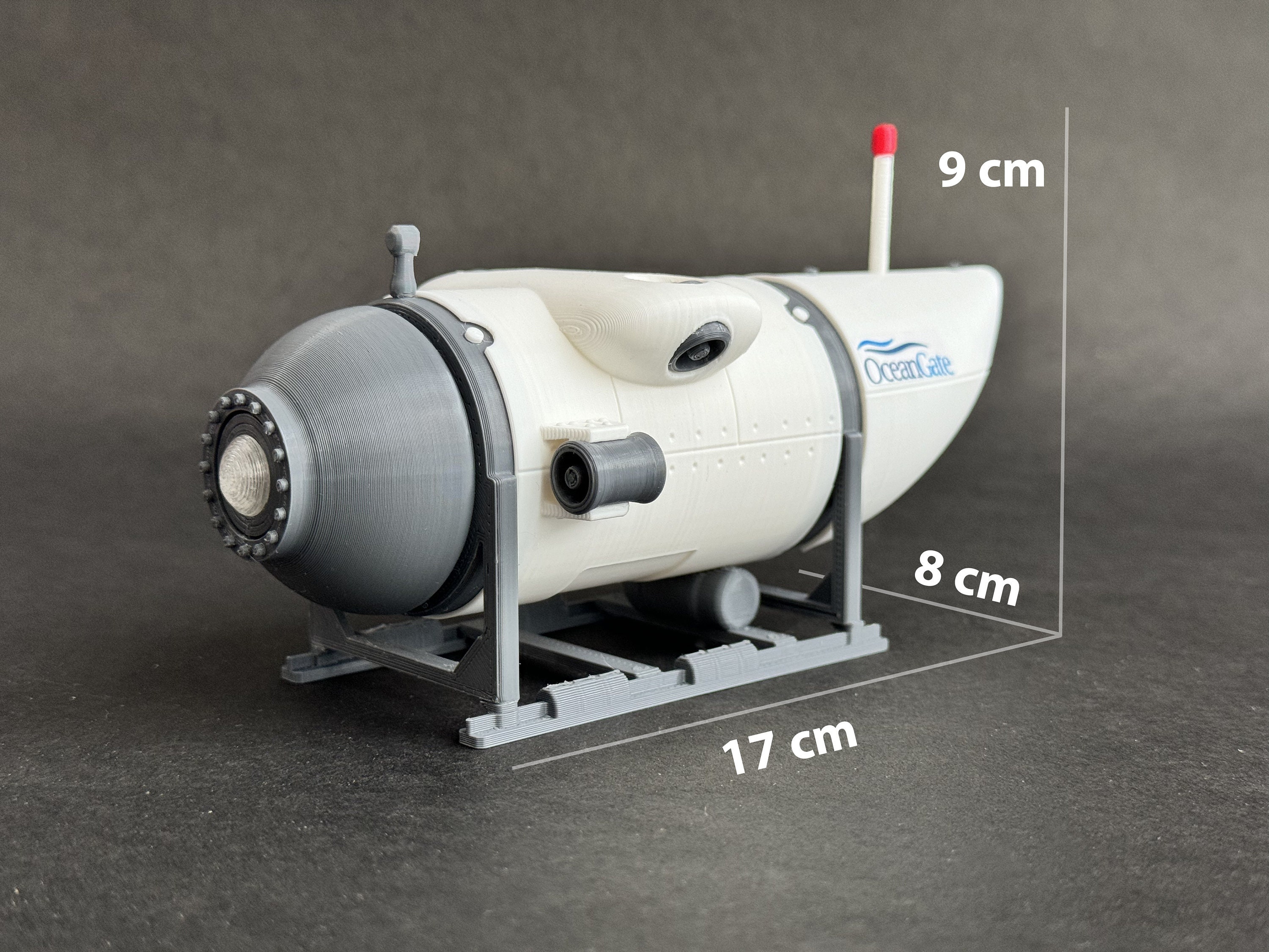 Ocean Gate Titan Submersible - Replica. A Detailed 3d Printed Submarine ...
