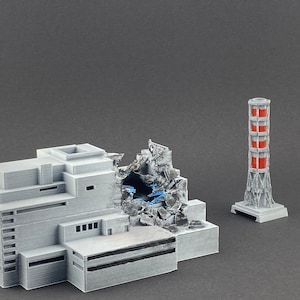 Chernobyl Nuclear Power Plant - With Smoke Effect - Humidifier and ...