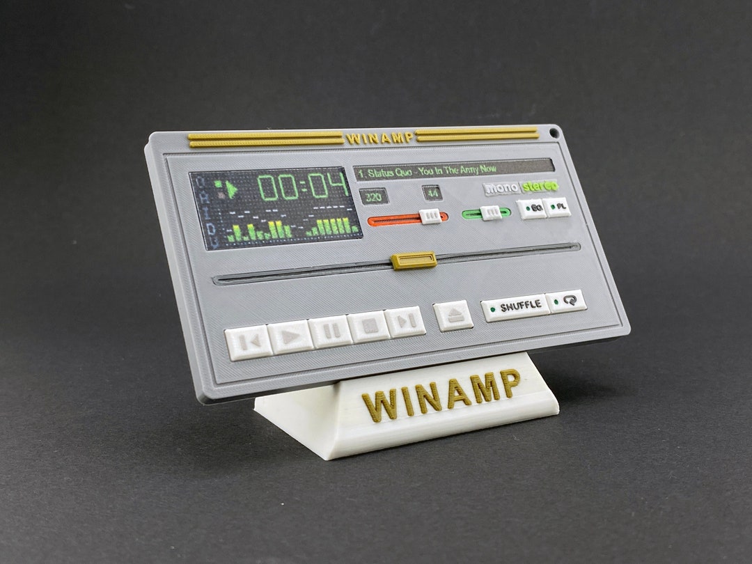 Winamp - Unique Figurine of the Legendary MP3 Player, Magnet, Keychain ...
