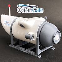 Ocean Gate Titan Submersible - Replica. A Detailed 3d Printed Submarine ...