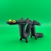 Toothless Dancing Dragon Figure and Gift Stickers Popular Meme - Etsy
