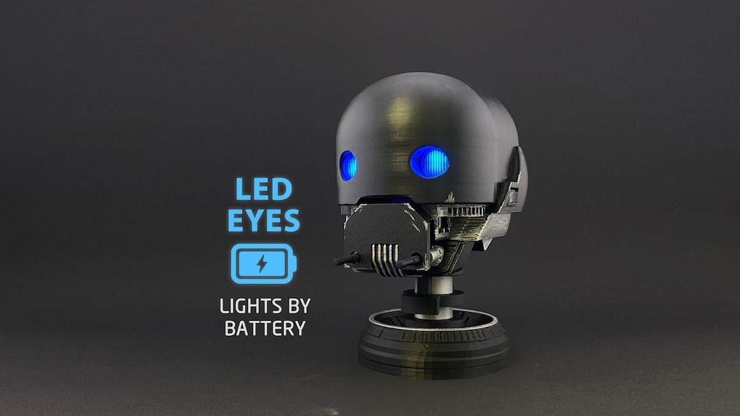 K2SO Droid Head From ANDOR With Backlight, Battery Operated. FINISHED ...