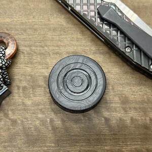Black Zirconium TOPO Grooved HAPTIC Coins CLICKY Haptic Slider Adhd ...