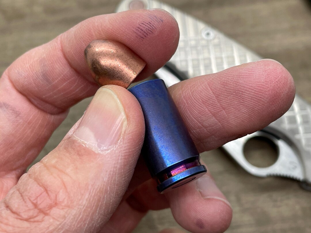 Titanium Flamed Copper HAPTIC-BULLET Haptic Slider Ideas Fidget ...