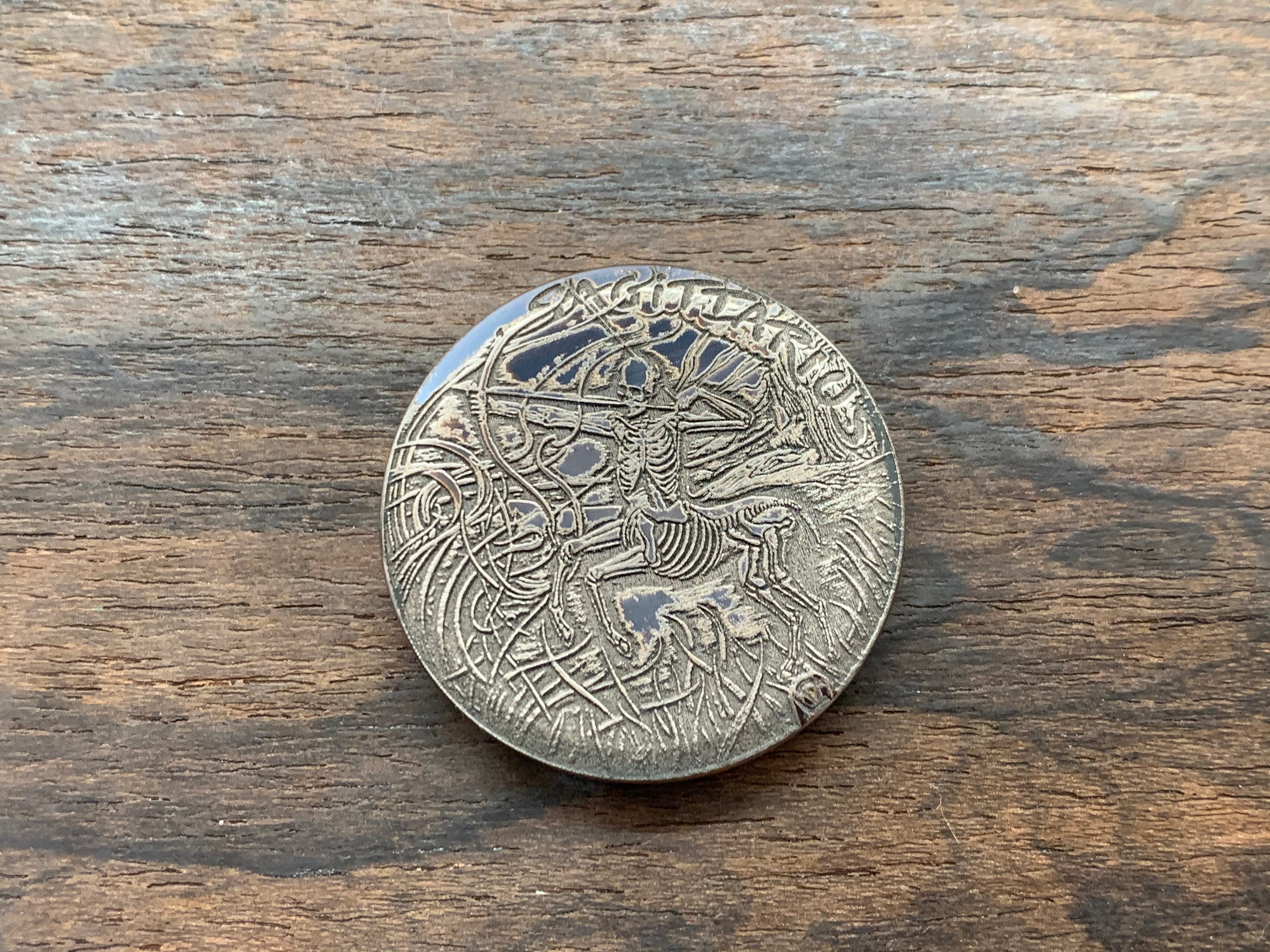 GEMINI engraved Titanium Worry Coin Challenge Coin Anxiety relief Every ...