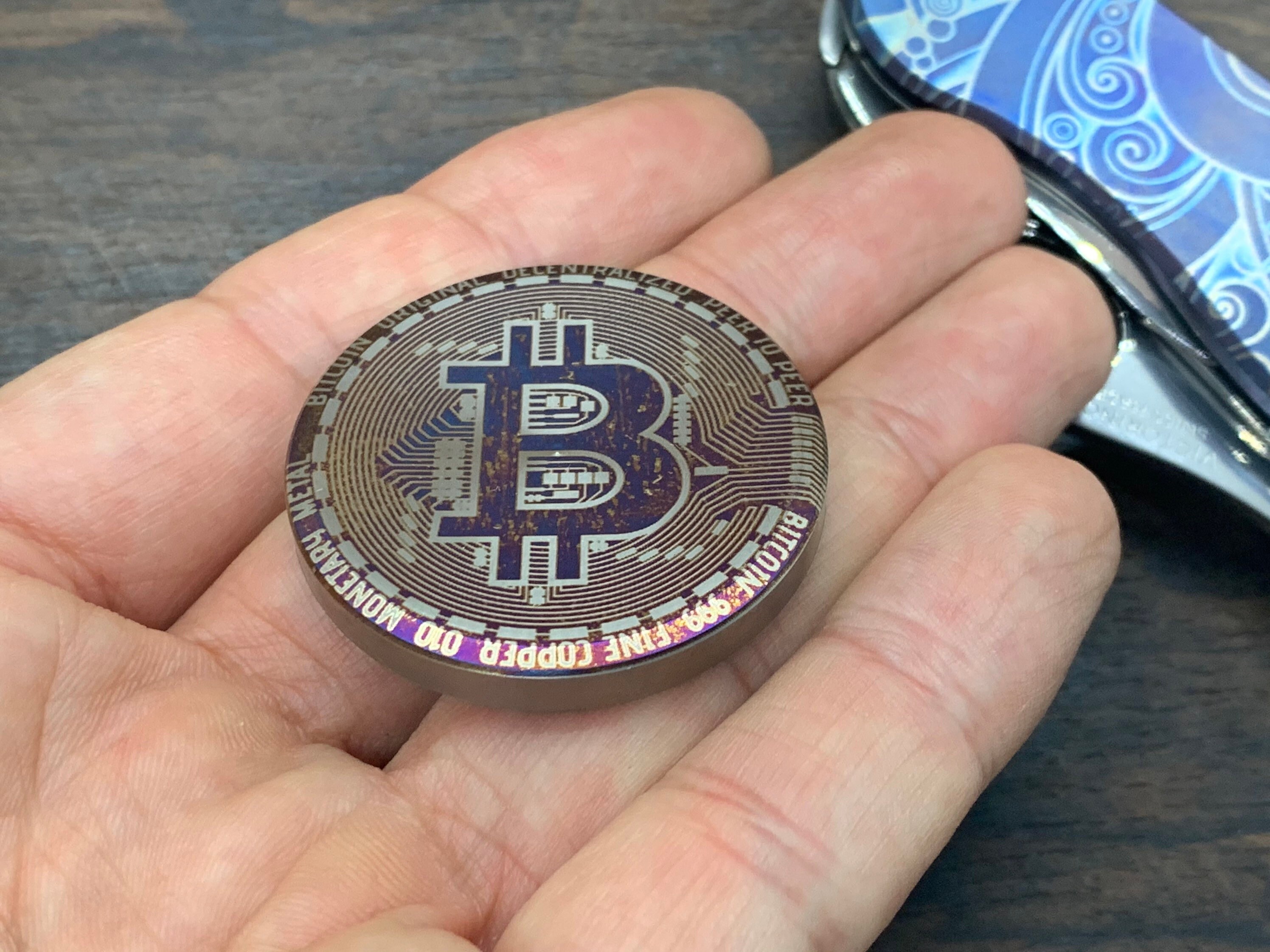 GEMINI engraved Titanium Worry Coin Challenge Coin Anxiety relief Every ...