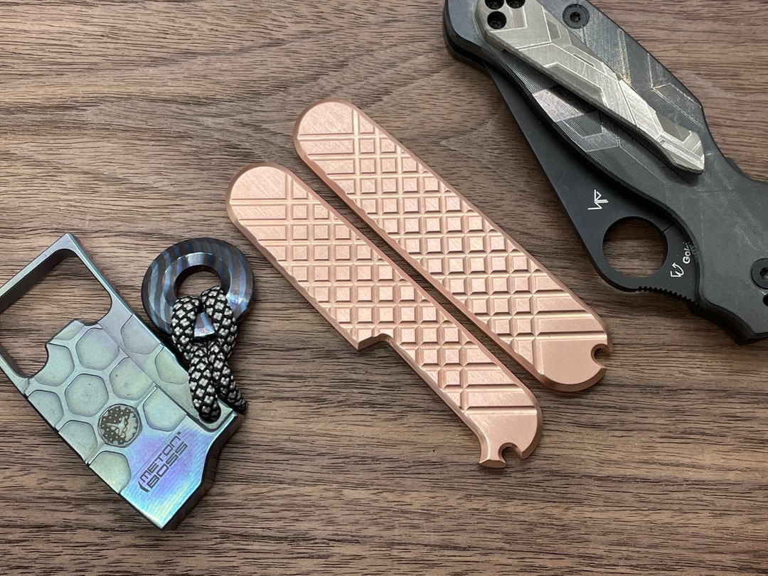 FRAG Milled 91mm Brushed Copper Scales for Swiss Army SAK - Etsy