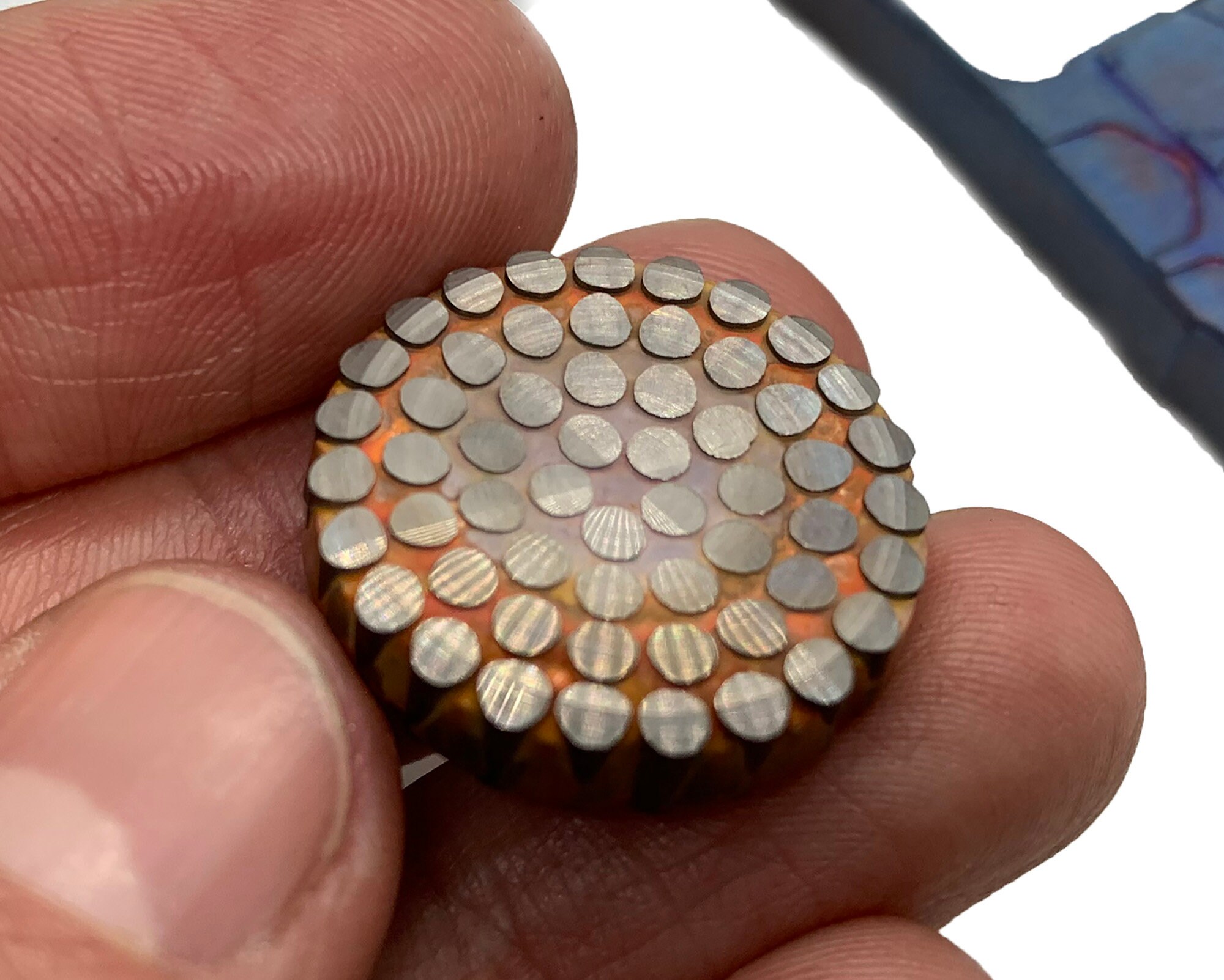 Deep Etched Superconductor Spinning Coin Fidget Toy Anxiety | Etsy