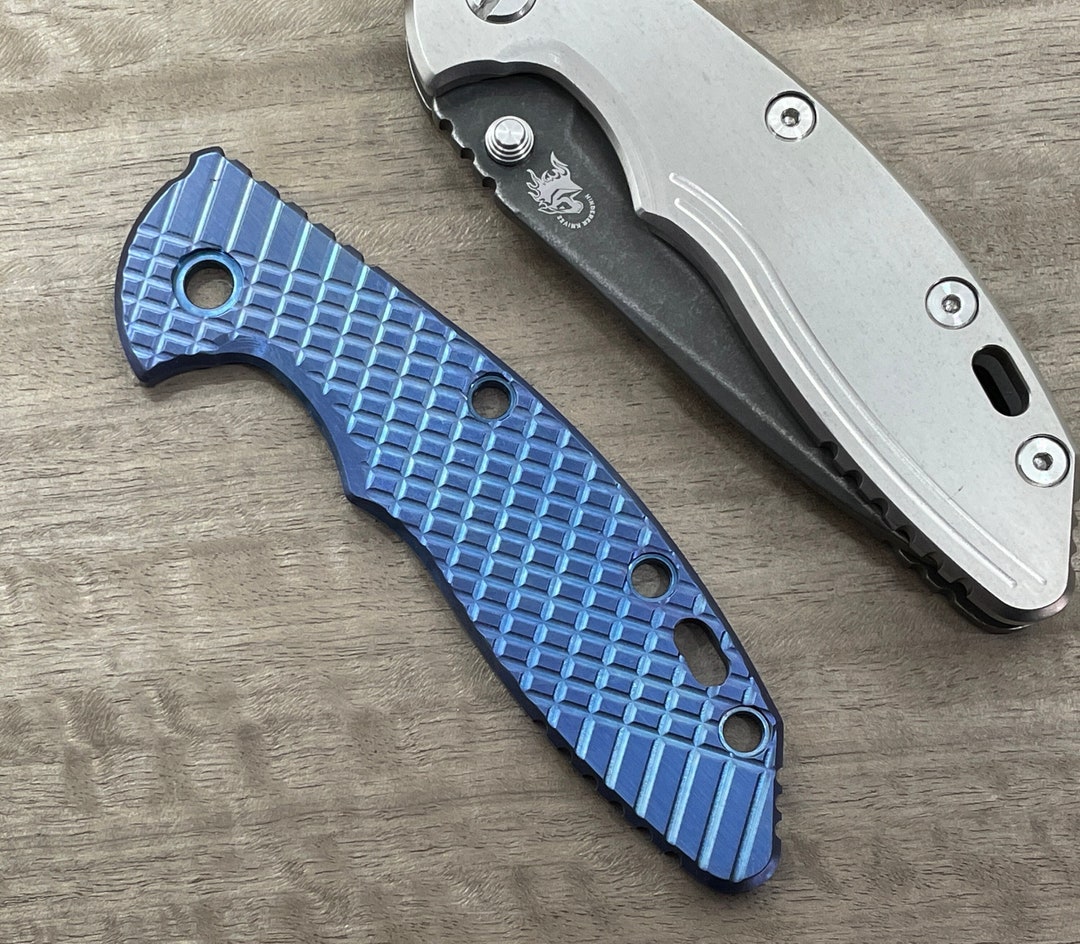 Blue Anodized FRAG Cnc Milled Titanium Scale for XM-18 3.5 HINDERER ...