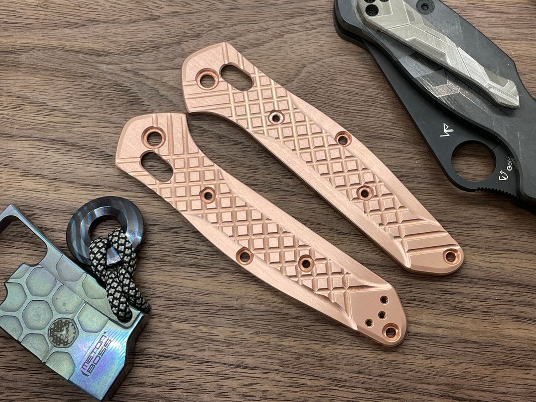 FRAG Cnc Milled Copper Scales for Benchmade 940 Osborne Birthday Gift ...